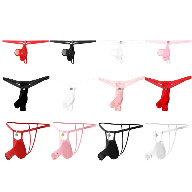 MENS UNDERWEAR NIGHT G-string T-back Thongs Low Rise Briefs Sexys ...