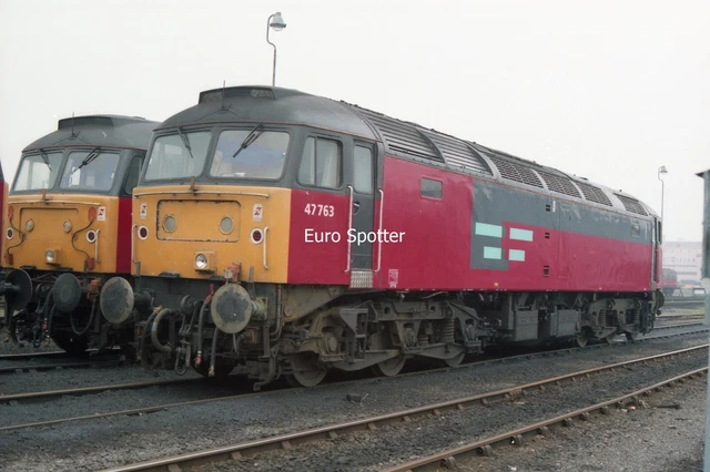 B248 35MM NEGATIVE Class 47 47763 Derby Etches Park c.1996 EUR 2,97 ...