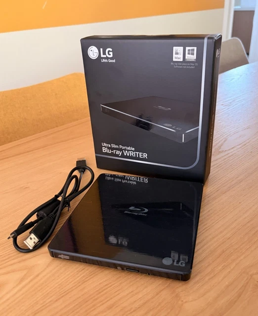 LG BP50NB40 PORTABLE USB 6x Blu-ray Rewriter *MAKEMKV 4K/UHD Enabled ...