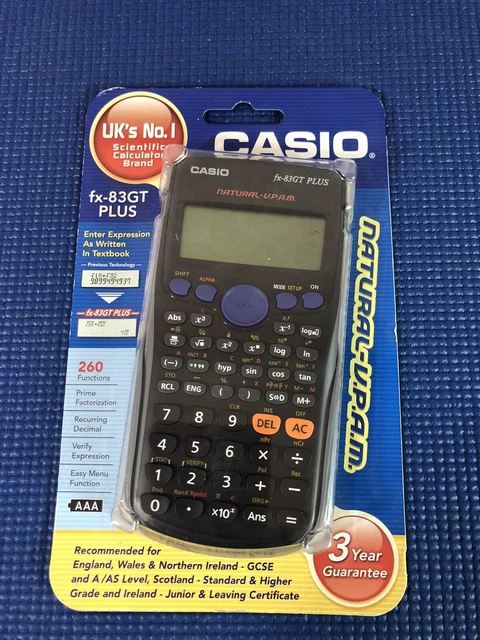 CASIO FX-83GT PLUS Scientific Calculator For Gcse & A/As Level. *Brand ...