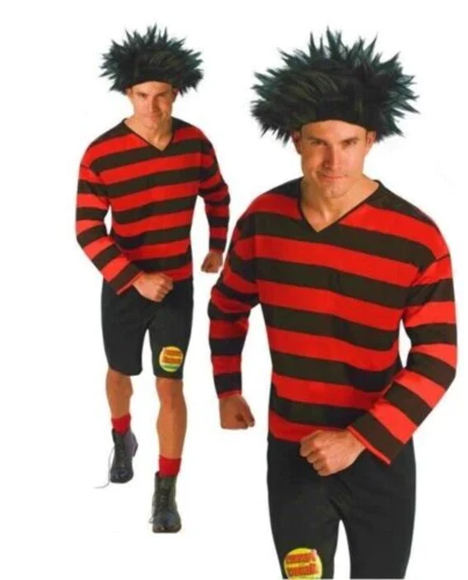 COSTUME DA UOMO Dennis The Menace Beano fumetto abito elegante adulti ...