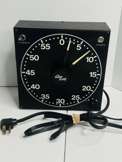 GRALAB MODEL 300 Darkroom Timer 60-Min Photography Vintage Photo Lab ...