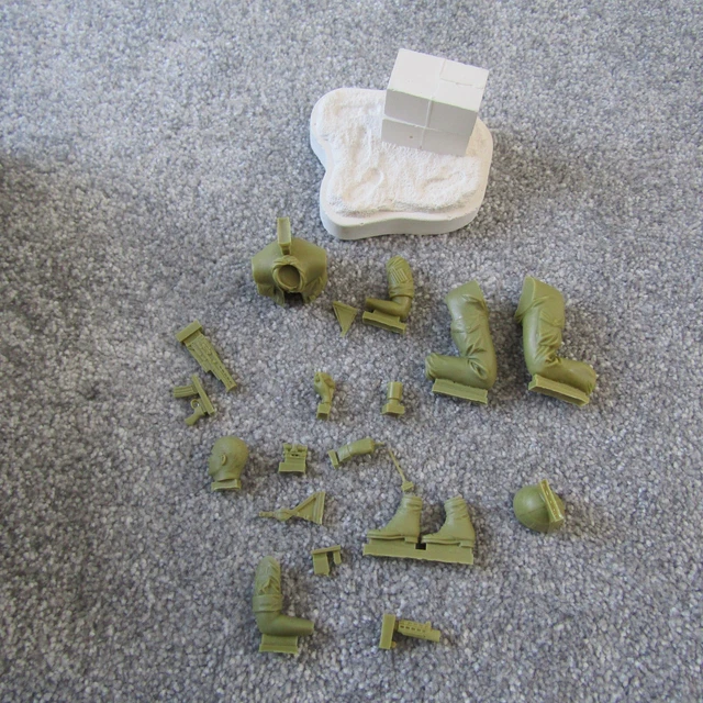 VERLINDEN BRITISH DESERT Rat model soldier Desert Storm unmade model ...