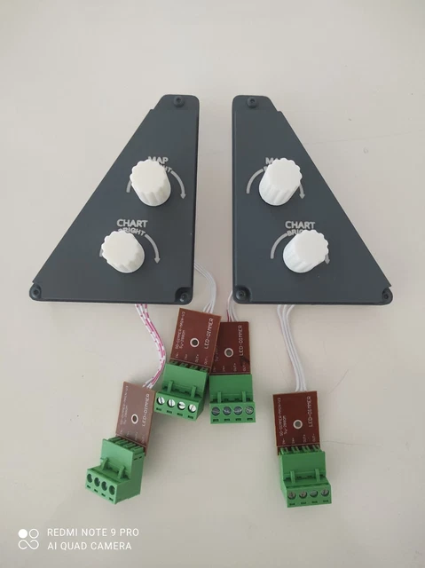 BOEING 737 STYLE Map Chart Light Panel Set Plug&Play £82.87 - PicClick UK