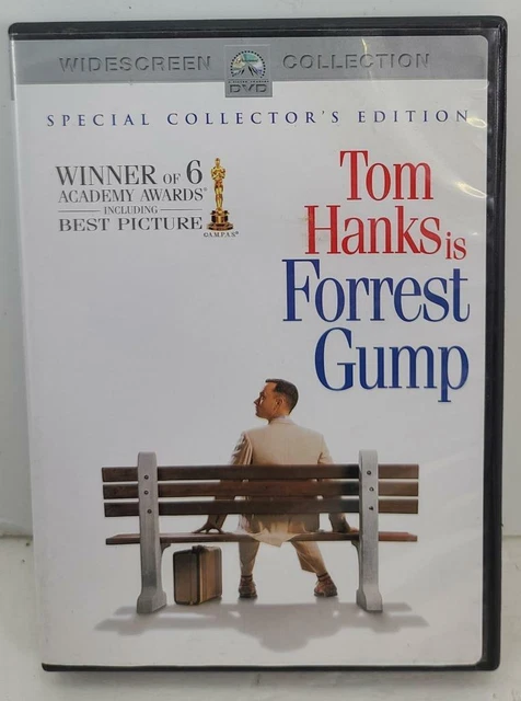 FORREST GUMP STARRING Tom Hanks Dvd Film Grand Écran Spécial ...