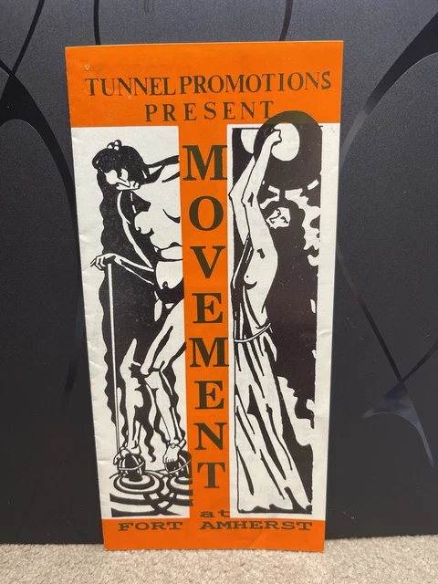 RARE VINTAGE RAVE Flyer Tunnel Promotions Fort Amherst 4th/5th October ...