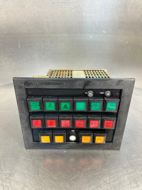 ALLEN BRADLEY 2705-P21J1 Redipanel Push Button Keypad Module Ser B (2F ...