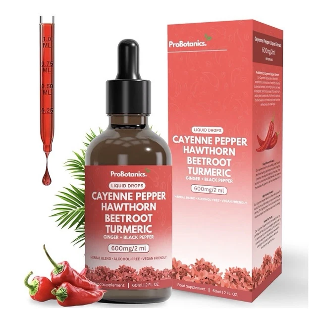 CAYENNE PEPPER Hawthorn Beetroot Turmeric Energy and DigestiveHealth ...