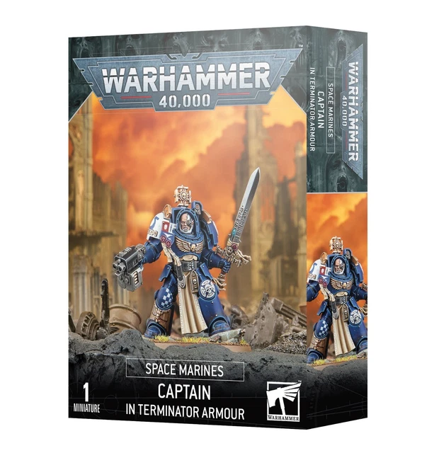 CAPTAIN IN TERMINATOR Armour Space Marines Primaris PRE Nuovissimo ...