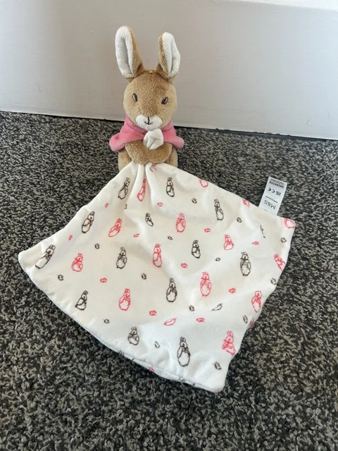FLOPSY BUNNY BABY Blankie Comforter Plush Toy Beatrix Potter M&S Peter ...