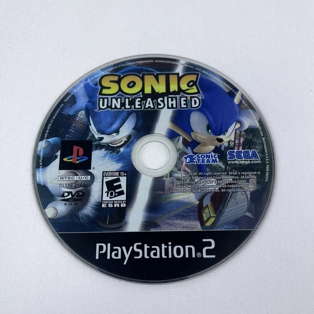 SONIC UNLEASHED SONY PlayStation 2 Retro Video Game Disc Only Ps2 Sega ...