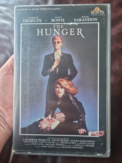 THE HUNGER BIG Box Ex Rental VHS MGM Video Tape David Bowie £16.00 ...
