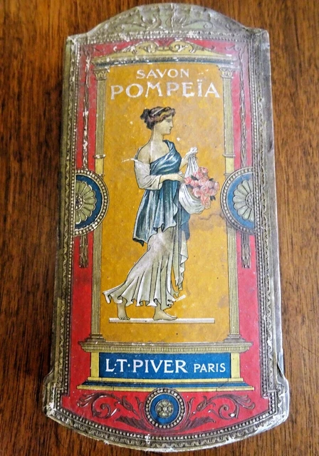 BOITE-ANCIENNE EN CARTON "SAVON POMPEÏA" -L.T.PIVER PARIS " EUR 18,00 ...
