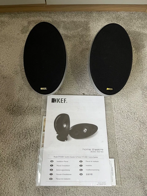 KEF KHT HTS3001 Speakers SP3513 in Silver £90.00 - PicClick UK