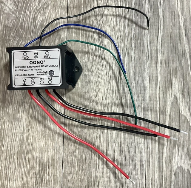 FORWARD AND REVERSE Relay Module for Motor/Linear Actuator, 5V 10Amps ...
