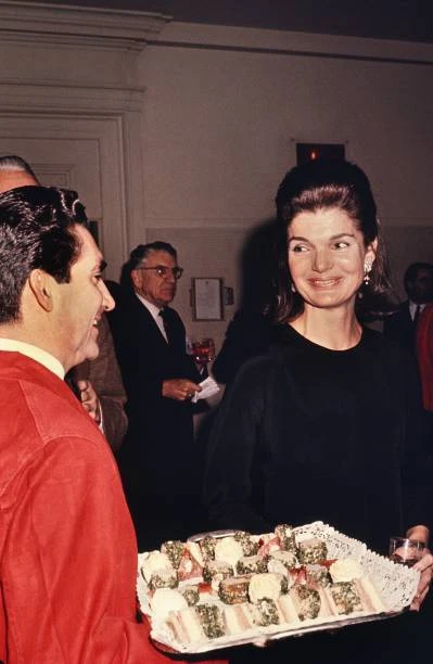 FORMER FIRST LADY Jacqueline Kennedy at an event circa 1960s OLD PHOTO ...