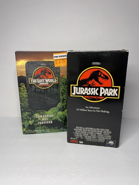 JURASSIC PARK & Jurassic Park-The Lost World Vhs Bundle🔥🔥 £7.33 - PicClick UK