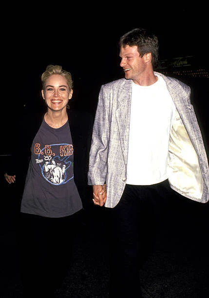 SHARON STONE & Steve Bing at Terminator 2 Judgment Day LA Pr - 1991 Old ...