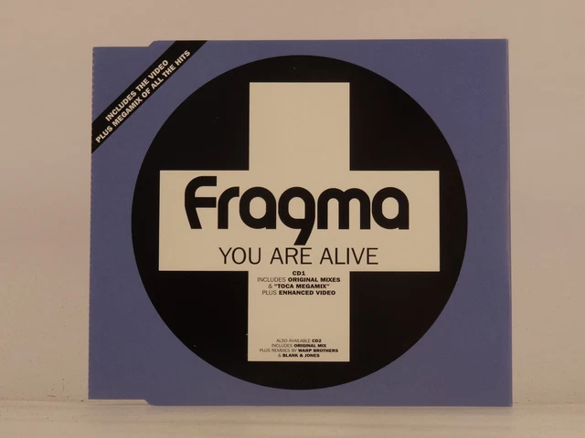 FRAGMA YOU ARE ALIVE (CD 1) (L16) 3 pistes CD pochette photo unique ...