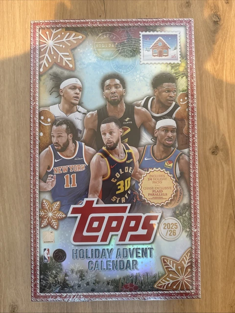 TOPPS BASKETBALL HOLIDAY Advent Calendar 2025-26 Factory Sealed EUR 80 ...