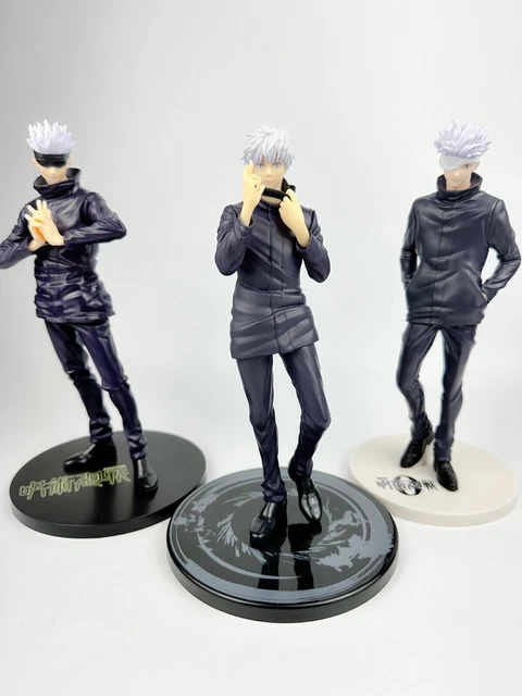JUJUTSU KAISEN SATORU Gojo Figure Set di 3 premi SPM SEGA Taito dell ...