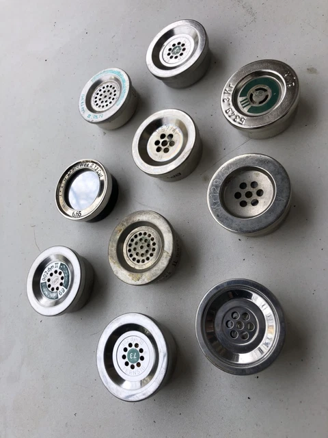 10 HEARING CAPSULES for old German phones W28/ 36/ 38/ 48/ 49/ 51 ...
