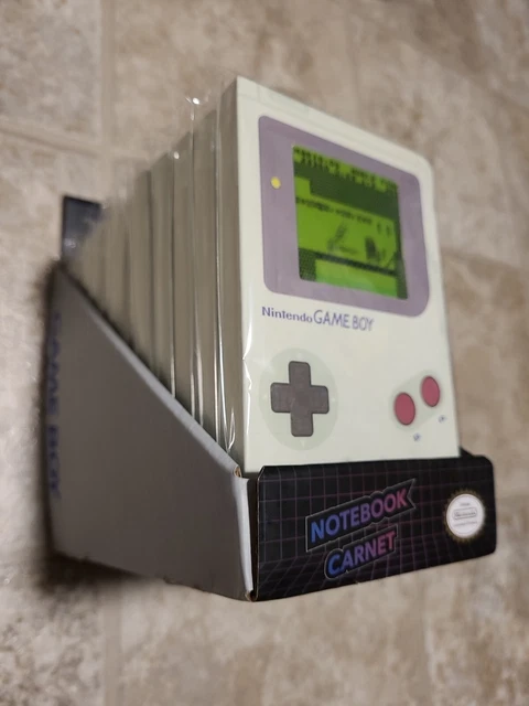 NINTENDO GAME BOY Notebook - 100 Lined Pages Paladone Full Display Case ...