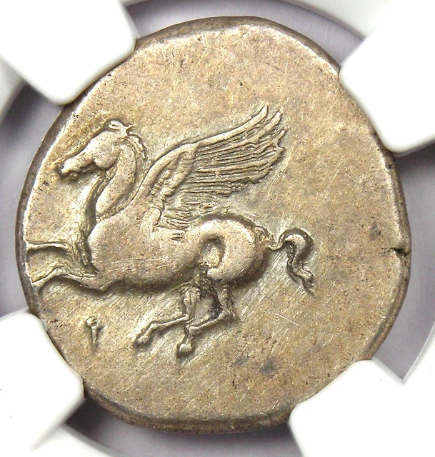 GREEK CORINTHIA CORINTH AR Stater Pegasus Athena Coin 300 BC ...