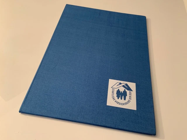 STAATLICHE VERSICHERUNG DER DDR originale Mappe - Auszeichnungmappe ...
