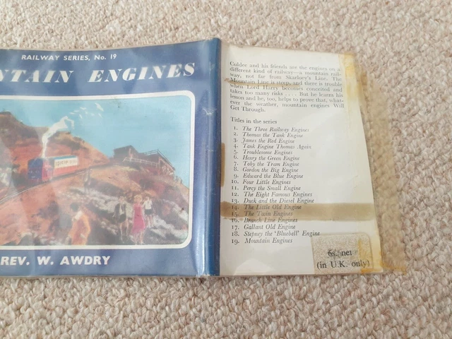 MOUNTAIN ENGINES THOMAS The Tank Rev Awdry Railway Series First 1St ...
