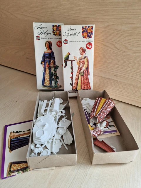 AIRFIX QUEEN ELIZABETH I & Anne Boleyn Plastic Models ***TO COMPLETE ...