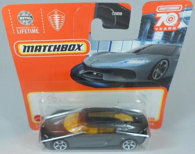 MATCHBOX 2021 KOENIGSEGG Gemera (grey) on short card #45/2023 £3.00 ...