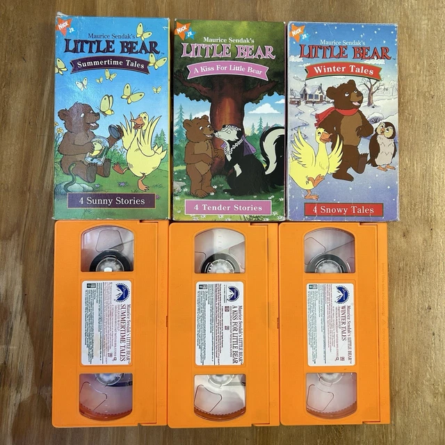 LITTLE BEAR 3 VHS Lot Nick Jr TV Show 1997-1999 Used Tested Ready To ...