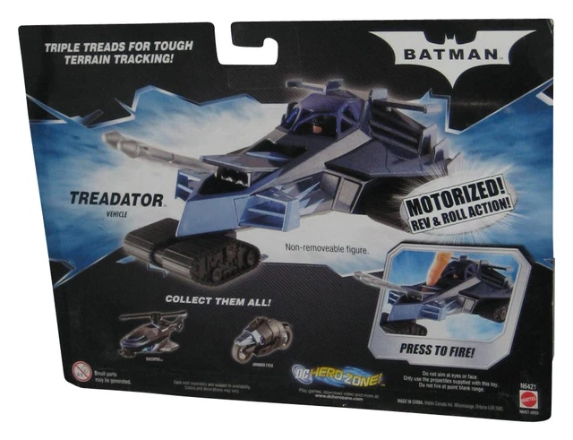 MATTEL DC COMICS Batman Dark Knight Treadator ATV Motorizado Juguete ...