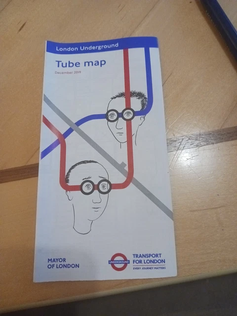 LONDON. UNDERGROUND. TUBE. Map, (. December, 2019, ) £0.99 - PicClick UK