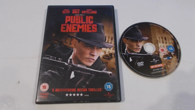PUBLIC ENEMIES DVD Johnny Depp Christian Bale £1.13 - PicClick UK
