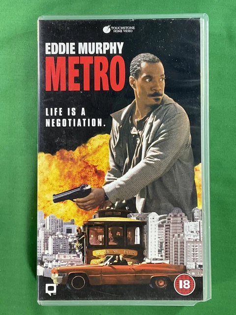 METRO, VHS VIDEO, 1997, Eddie Murphy, Michael Rapaport, Michael Wincott ...