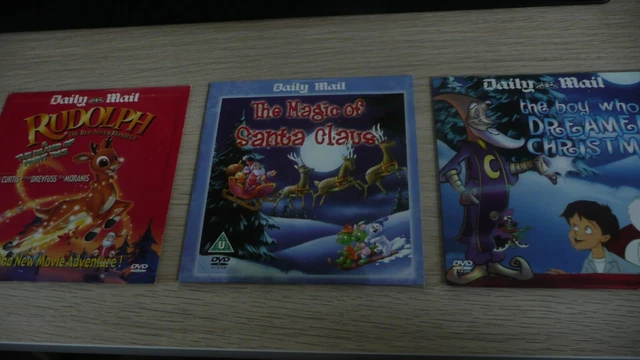 DAILY MAIL PROMO dvds-childrens christmas themed £5.00 - PicClick UK