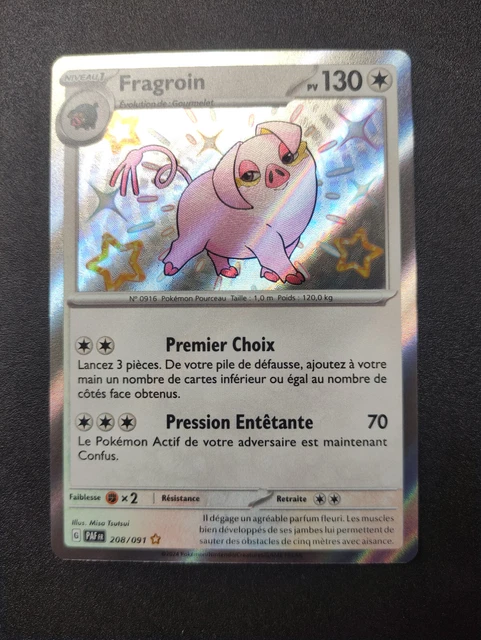 CARTE POKEMON FRAGROIN shiny 208/091 EV4.5 Destinées de Paldea EUR 4,99 ...