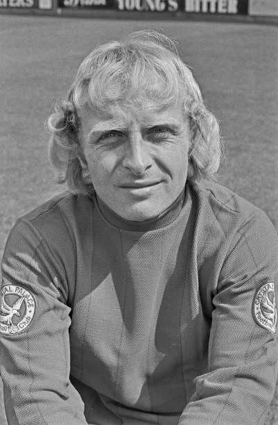 ENGLISH FOOTBALLER ALAN Whittle of team Crystal Palace FC 1974 OLD ...