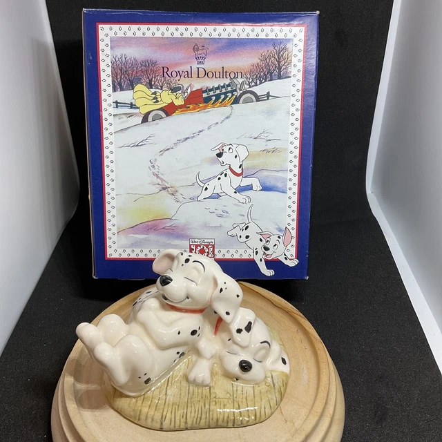 ROYAL DOULTON DISNEY 101 Dalmations Penny and Freckles DM3 With Box £10 ...