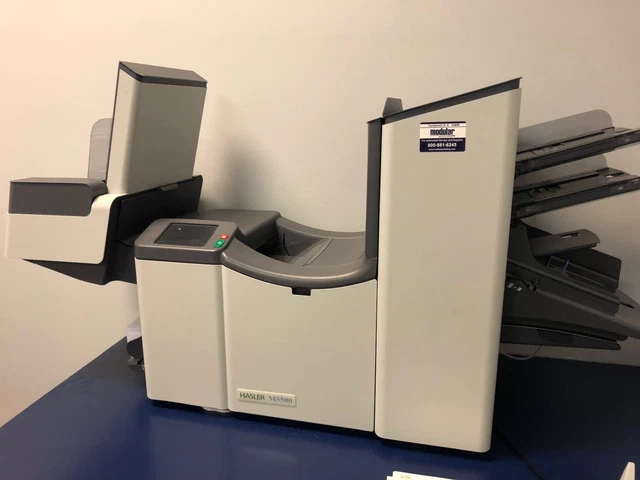 NEOPOST DS75 HASLER M5500 Folder Inserter High Capacity BRE Folder ...