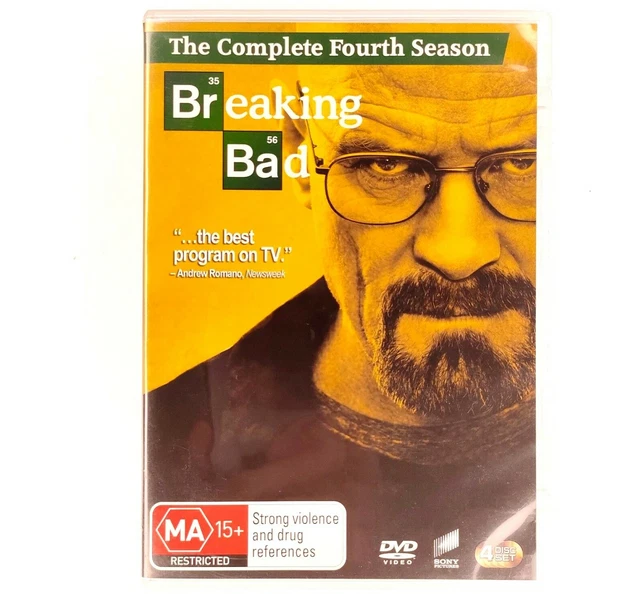 BREAKING BAD THE Complete Fourth Season - DVD - 2011 - TV Drama - PAL ...