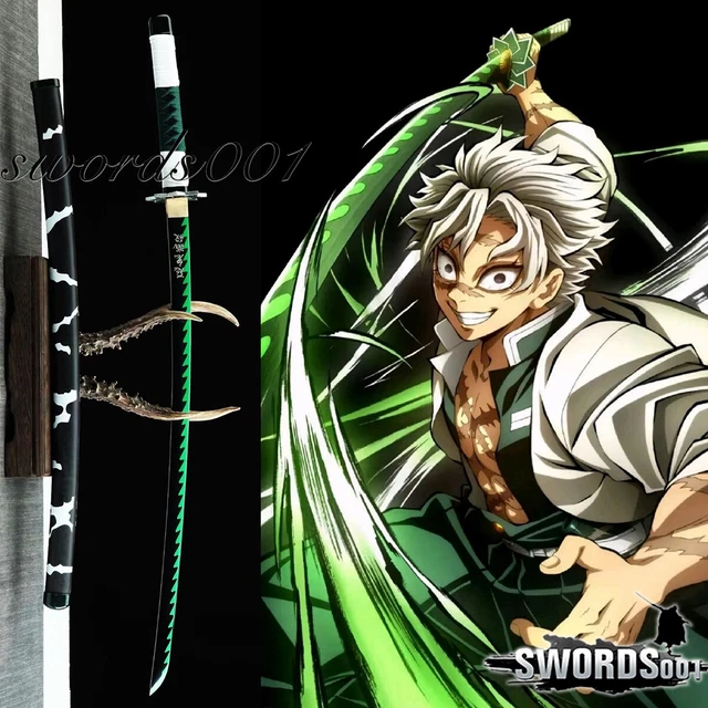 BATTLE READY JAPANESE Samurai Sword Shinazugawa Sanemi 鬼滅の刃 Demon ...