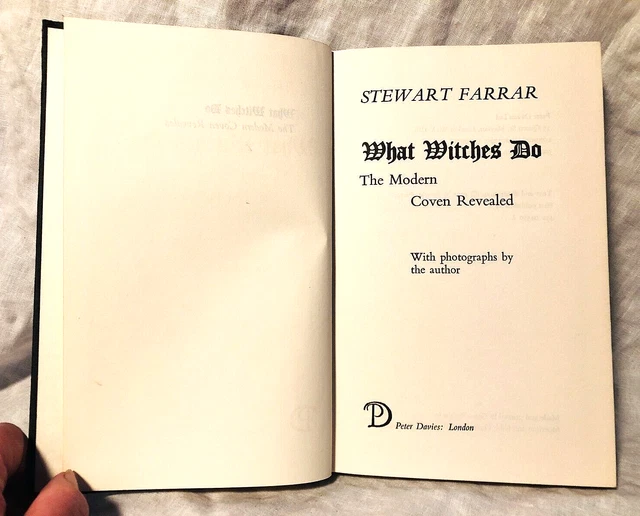 STEWART FARRAR - What Witches Do, Modern Coven Revealed - 1st 1971 ...