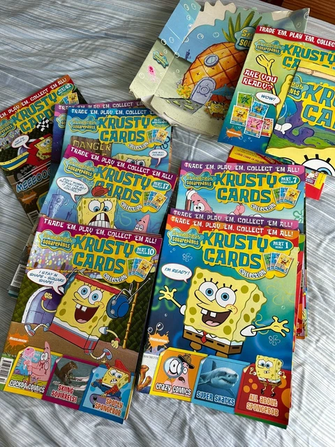 KRUSTY CARDS MAGAZINES Weekly Spongebob Squarepants 2008 Multi Listing ...