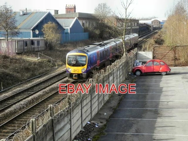 PHOTO MANCHESTER-BOUND Train Approaching The Bridge At Broughton Road ...