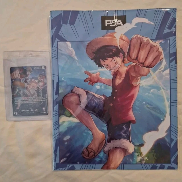 MONKEY D LUFFY PSA Magazine + Promo Card OP05-060 Leader One Piece Ready To Ship EUR 169,16 ...