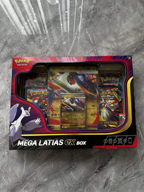 POKEMON TCG MEGA Evolution Mega Latios EX Box Brand New & Sealed - In ...