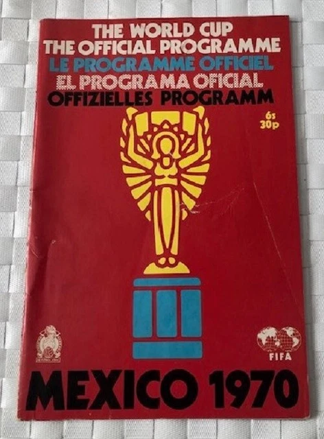 THE WORLD CUP Official Programme Mexico 1970 £5.00 - PicClick UK
